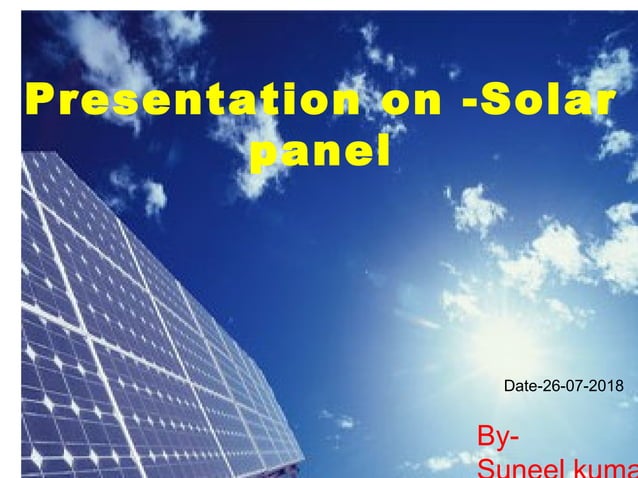 Solar energy presentation 0220 | PPT