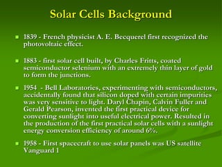 Basic Concept of Solar Energy | PPT