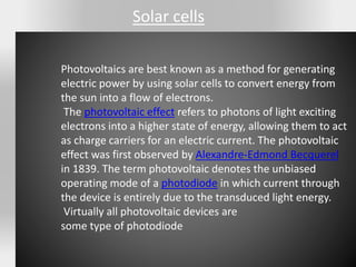Solar energy pv | PPT