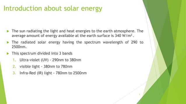 Solar Energy Introduction | PPT