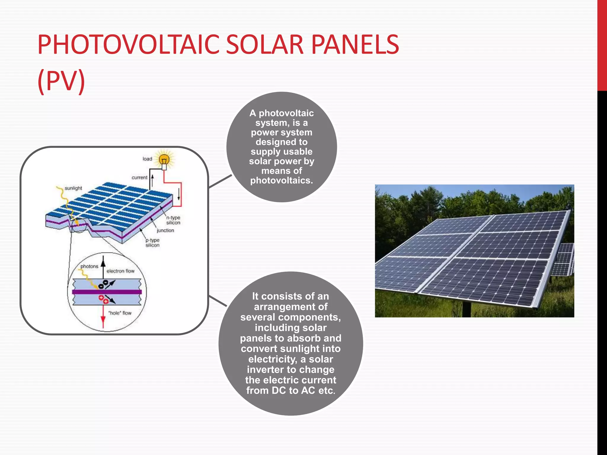 Solar energy technologies | PPTX