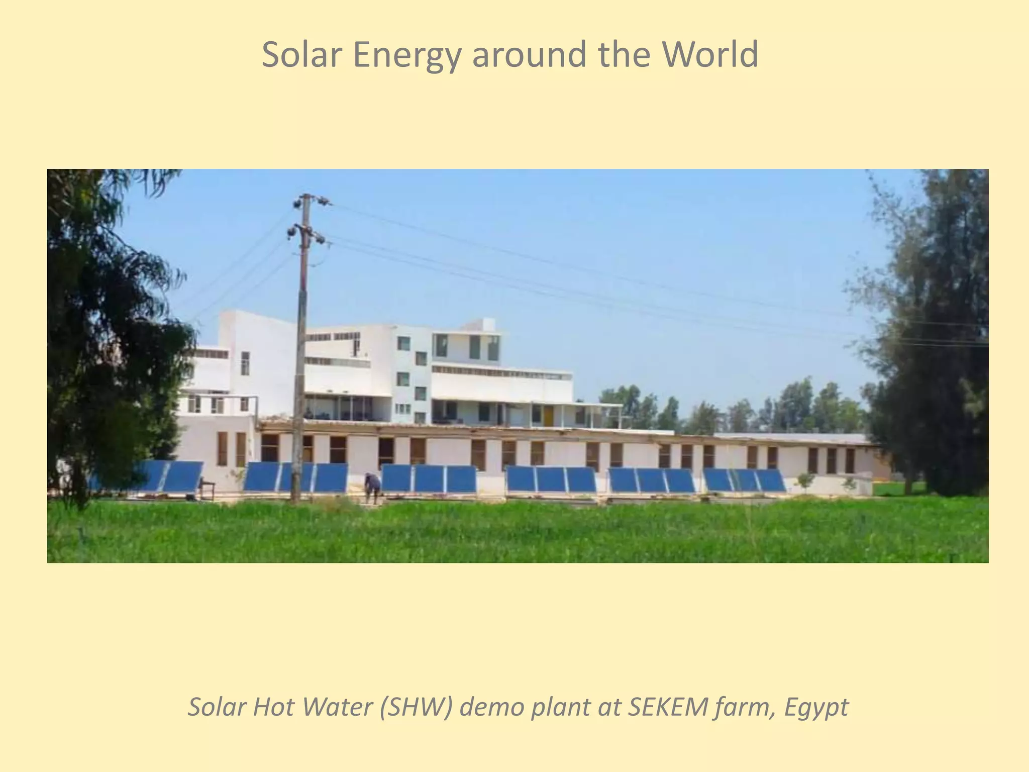 Solar energy world_examples | PPTX