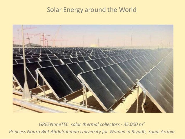 Solar energy world_examples