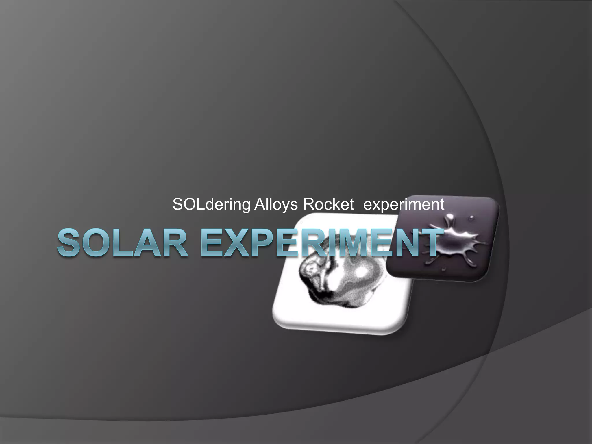 Solar experiment | PPTX