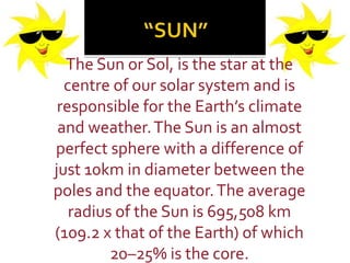 Solar System Facts Powerpoint | PPTX