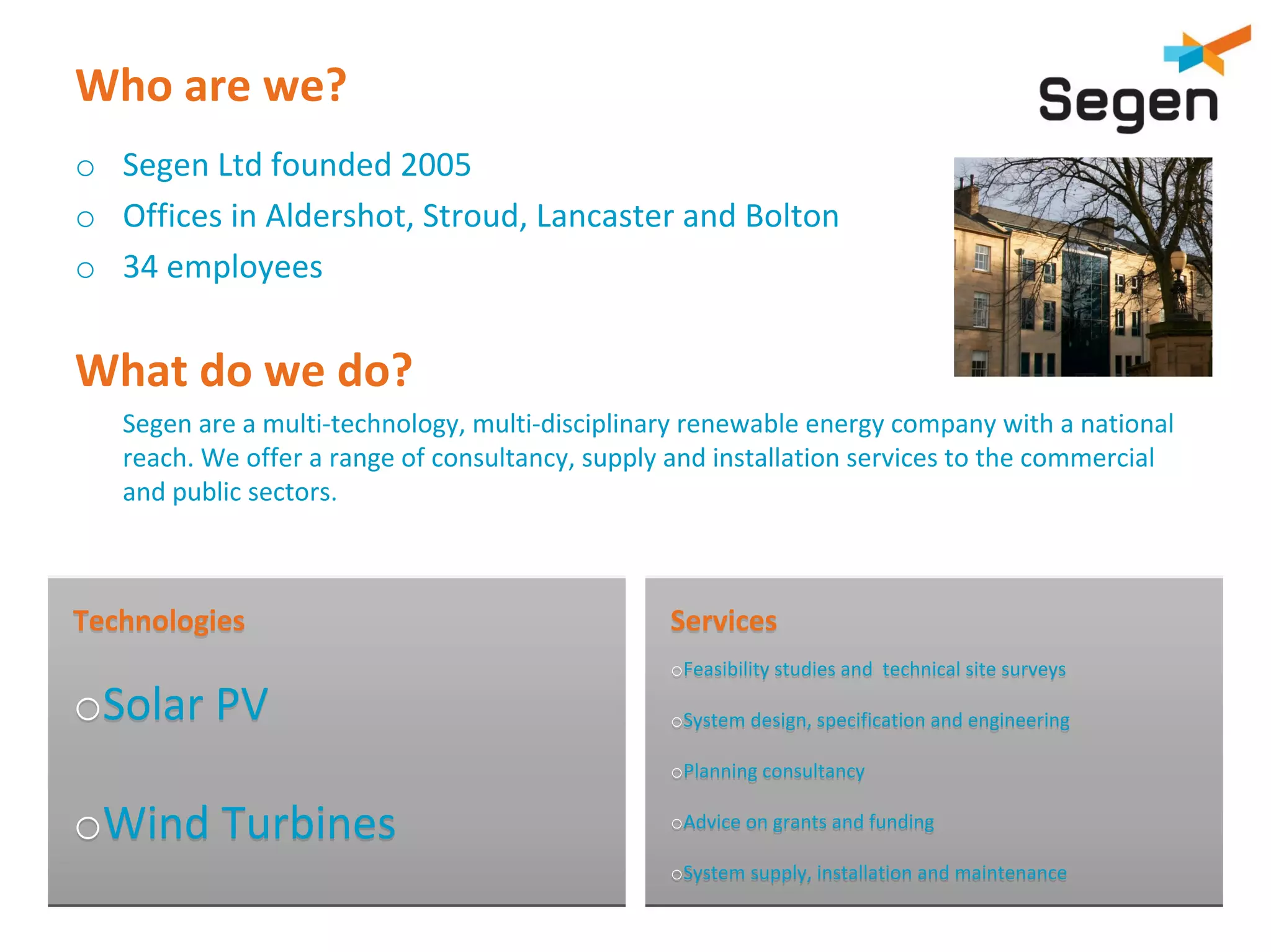 Solar PV for farmers - Sam Usiskin (Segen) | PDF