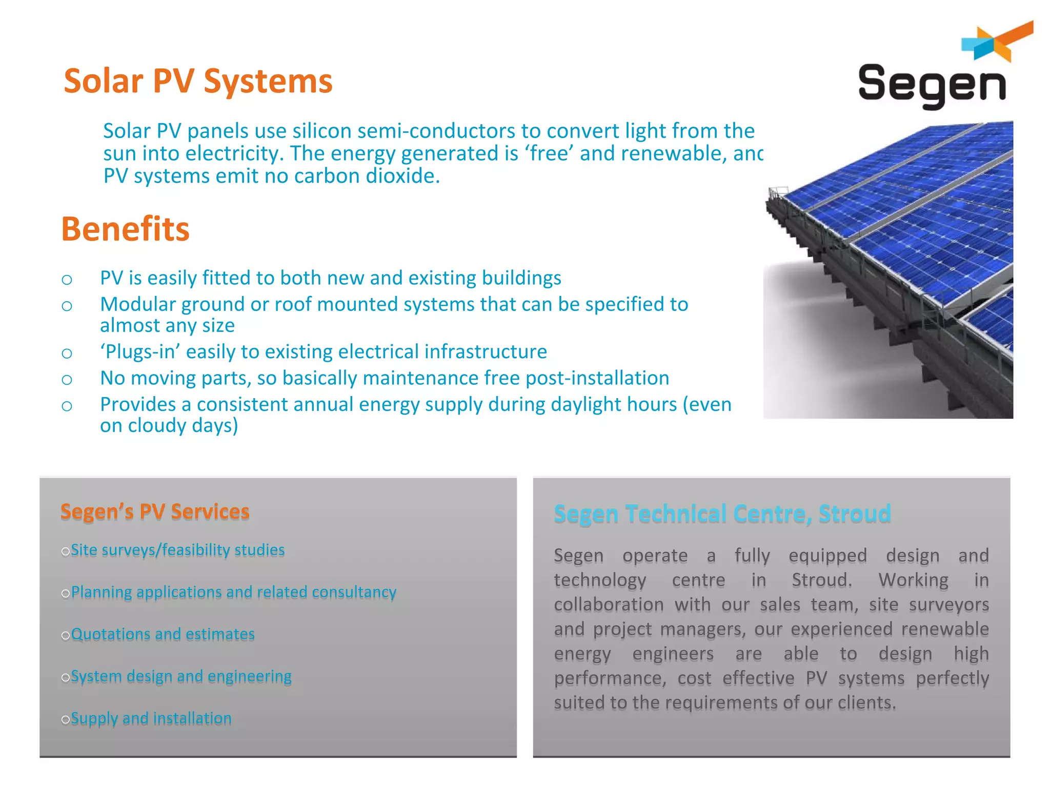 Solar PV for farmers - Sam Usiskin (Segen) | PDF