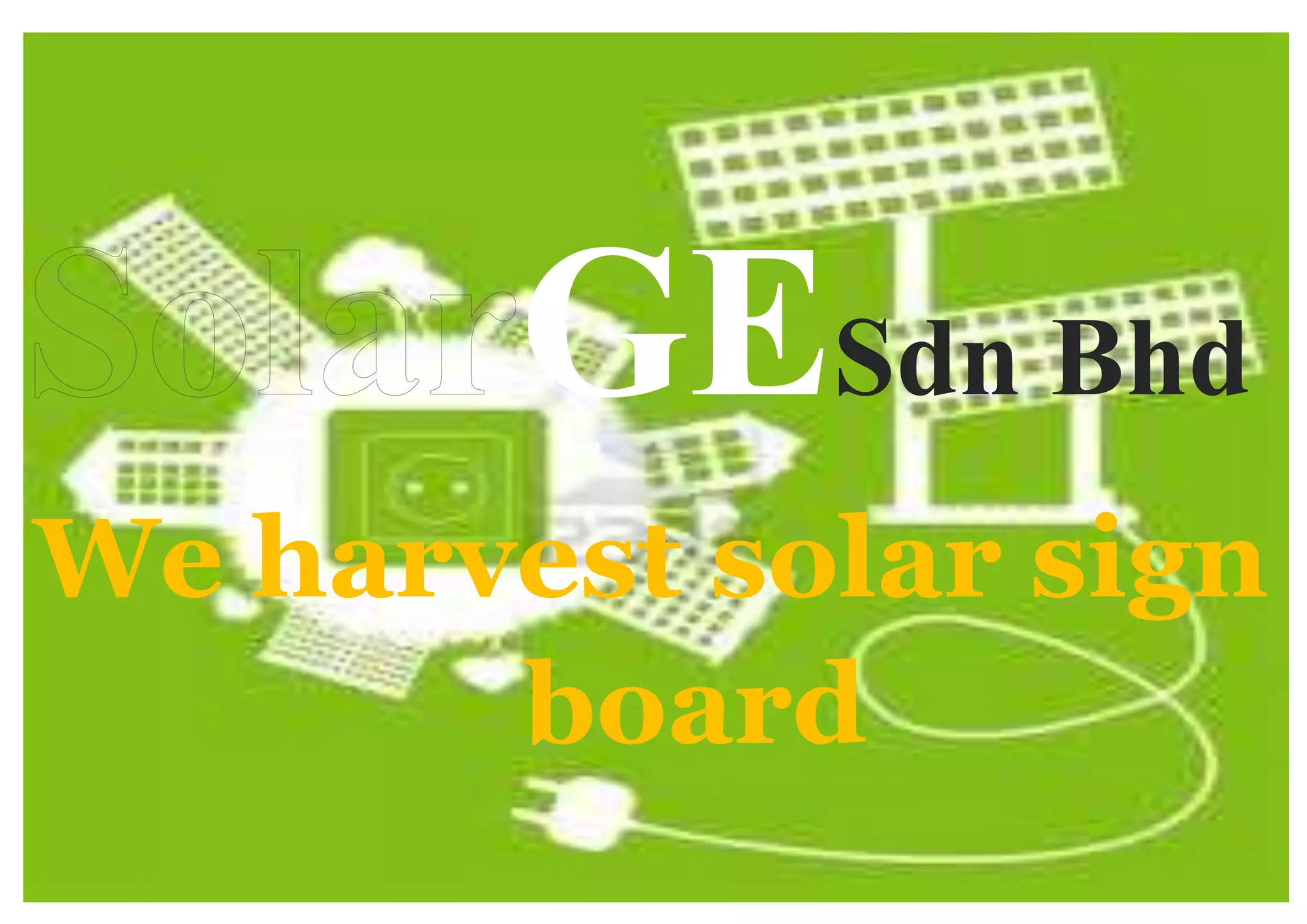 Solar ge sdn bhd | PPT