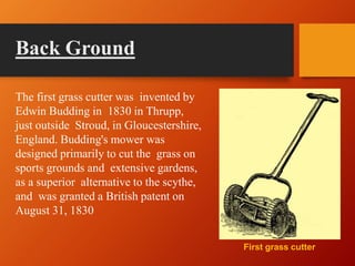 Solar Grass Cutter - Mintu.pptx