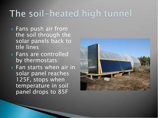 Solar Heating of High Tunnels | PDF