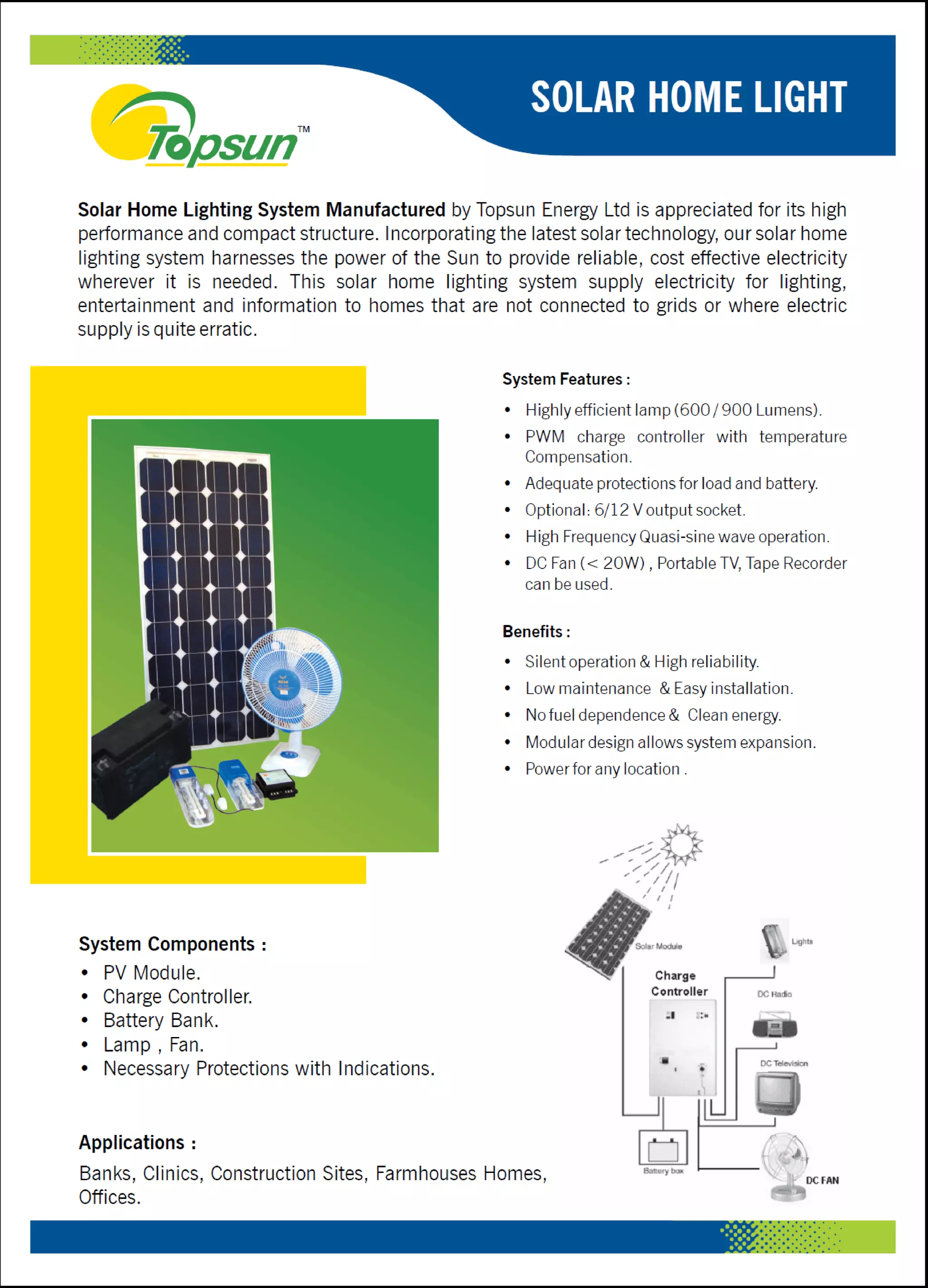 Solar home light systems by durak impex pvt ltd | PDF
