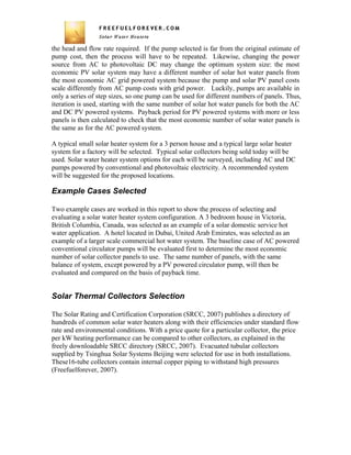 Solar Hot Water Systems | PDF