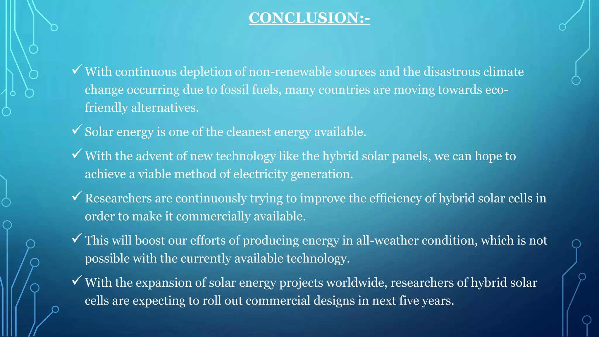 Solar hybrid panel | PPTX