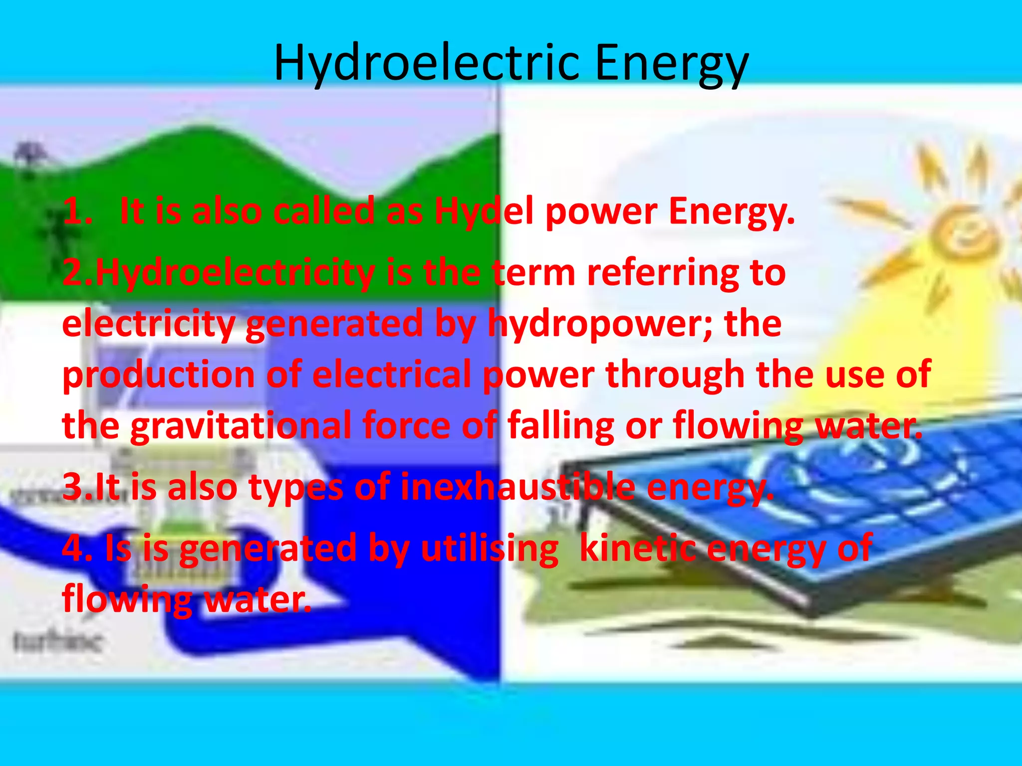 Solar & hydroelectric energy | PPTX