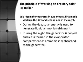 Solar Ice Maker | PPT