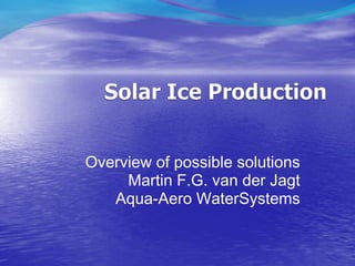 Solar Ice Production | PPT