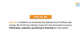 Solarify | Who We Are & Our Work | PPT