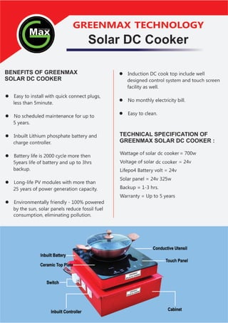 Solar induction cooker catalog | PDF