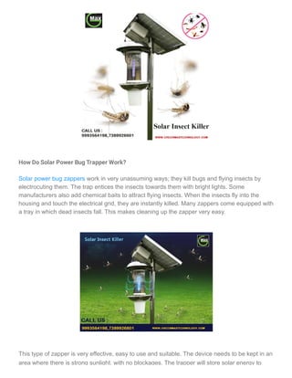 Solar insect killer | PDF