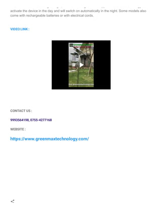 Solar insect killer | PDF