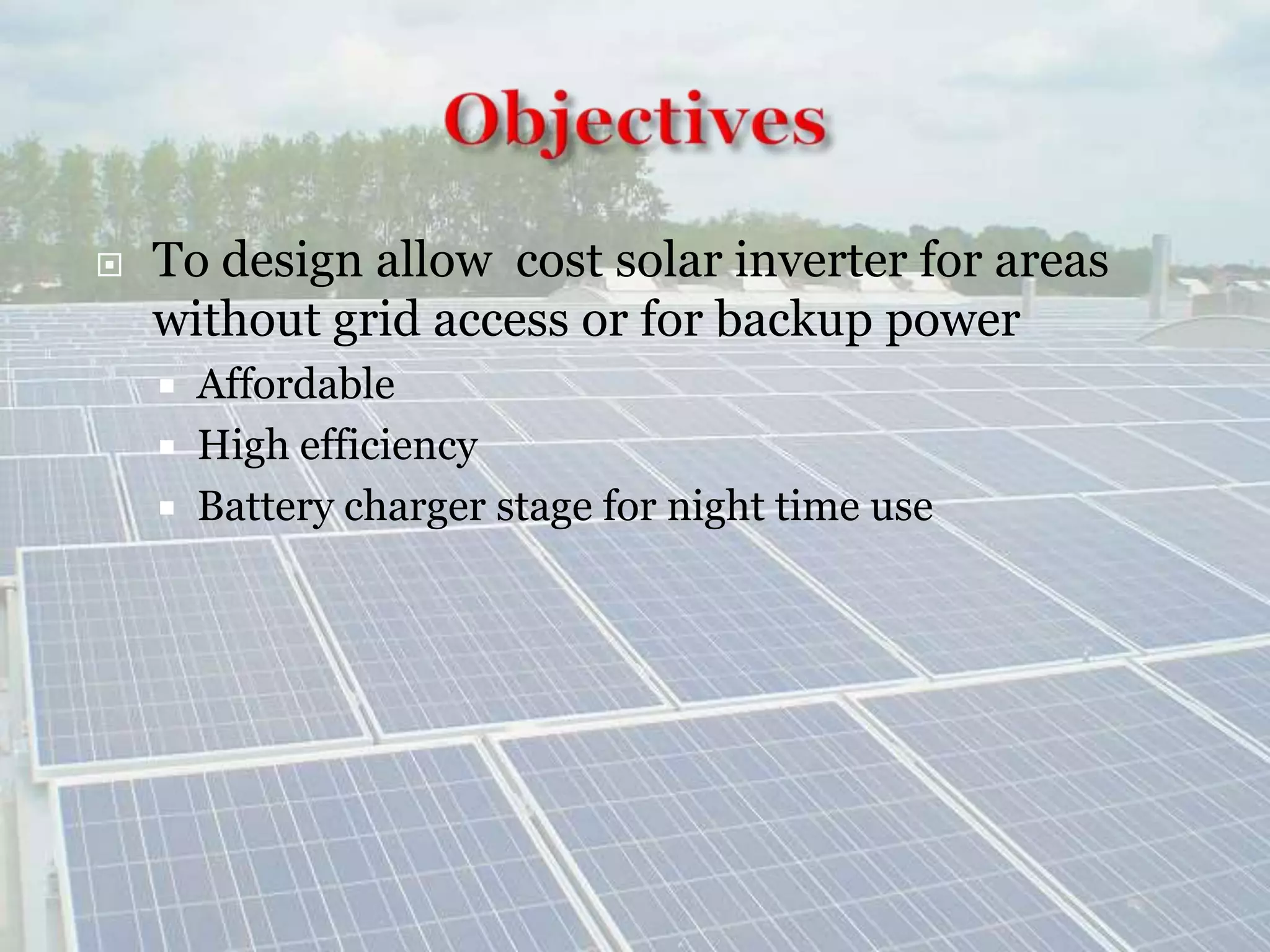 Solar inverter | PPTX