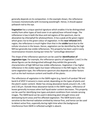 Solar irradiation & spectral signature | PDF
