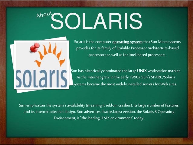 Solaris Operating System