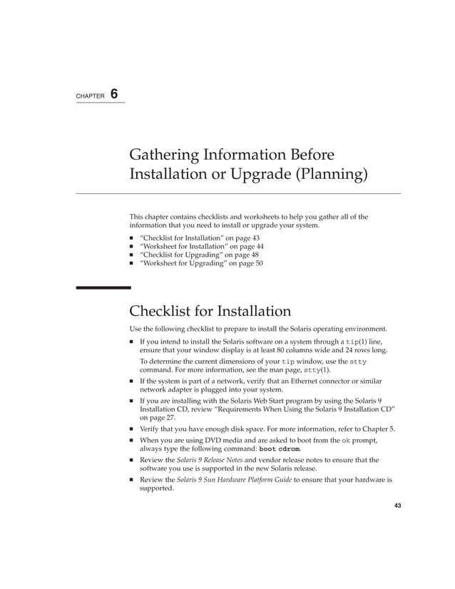 Solaris 9 Installation Guide | PPT