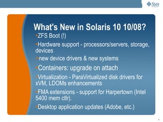 Solaris, OpenSolaris y Virtualización | PPT