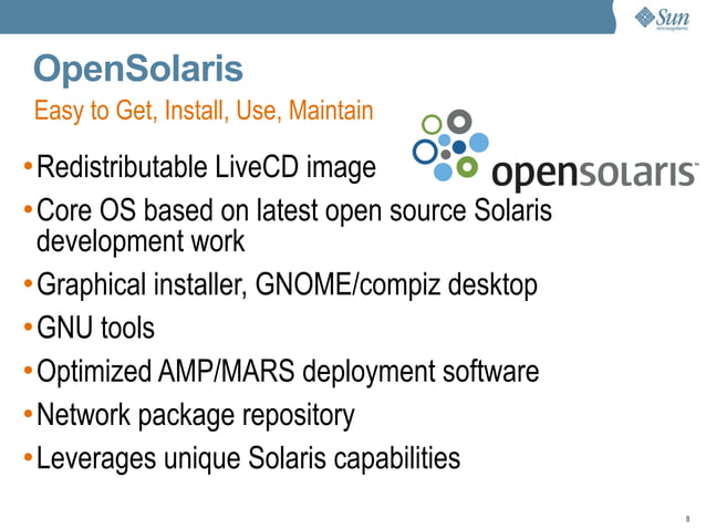 Solaris, OpenSolaris y Virtualización | PPT