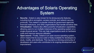 Solaris OperatingSystem ofacomputer.pptx