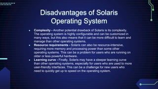 Solaris OperatingSystem ofacomputer.pptx