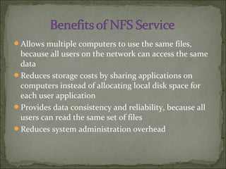 Solaris 10 administration 2 Configuring NFS | PPT