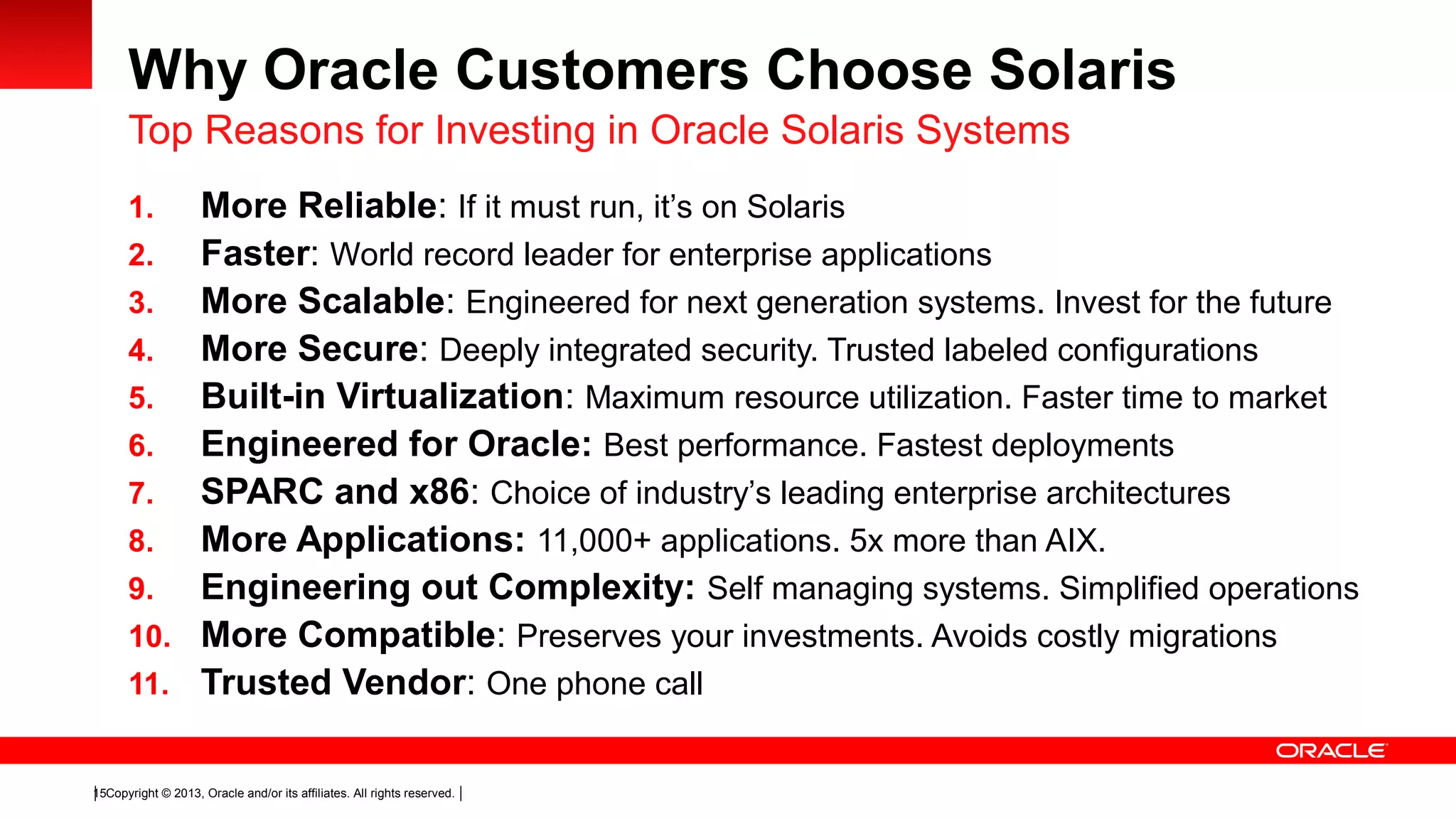 Solaris11 Desayunos Tecnicos Oracle Solaris Ppt