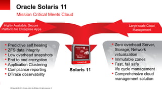 Solaris11 Desayunos Tecnicos Oracle (Solaris) | PPT