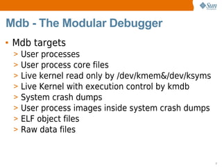 Solaris Kernel Debugging V1.0 | PPT