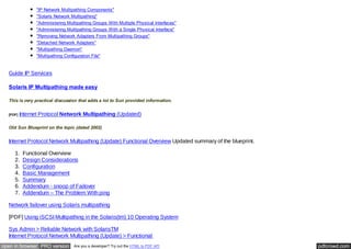 Solaris multipathing | PPT