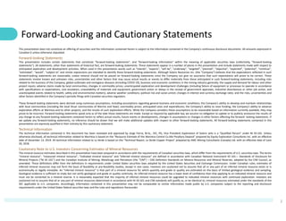 Solaris Resources - April 2021 | PDF | Commodities | Economy