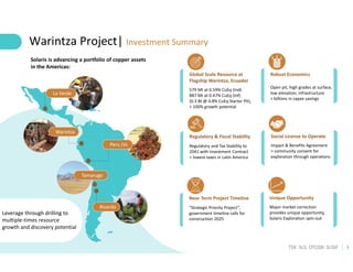 Solaris Resources - July 2023 | PDF | Commodities | Economy