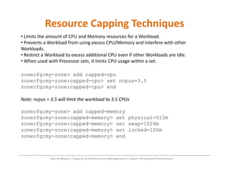 Capacity & Performance Management in Solaris Virtualized Environment | PDF