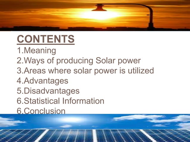Solarized business project for Saving Money | PPT