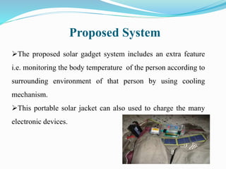 Solar jacket ann | PPT