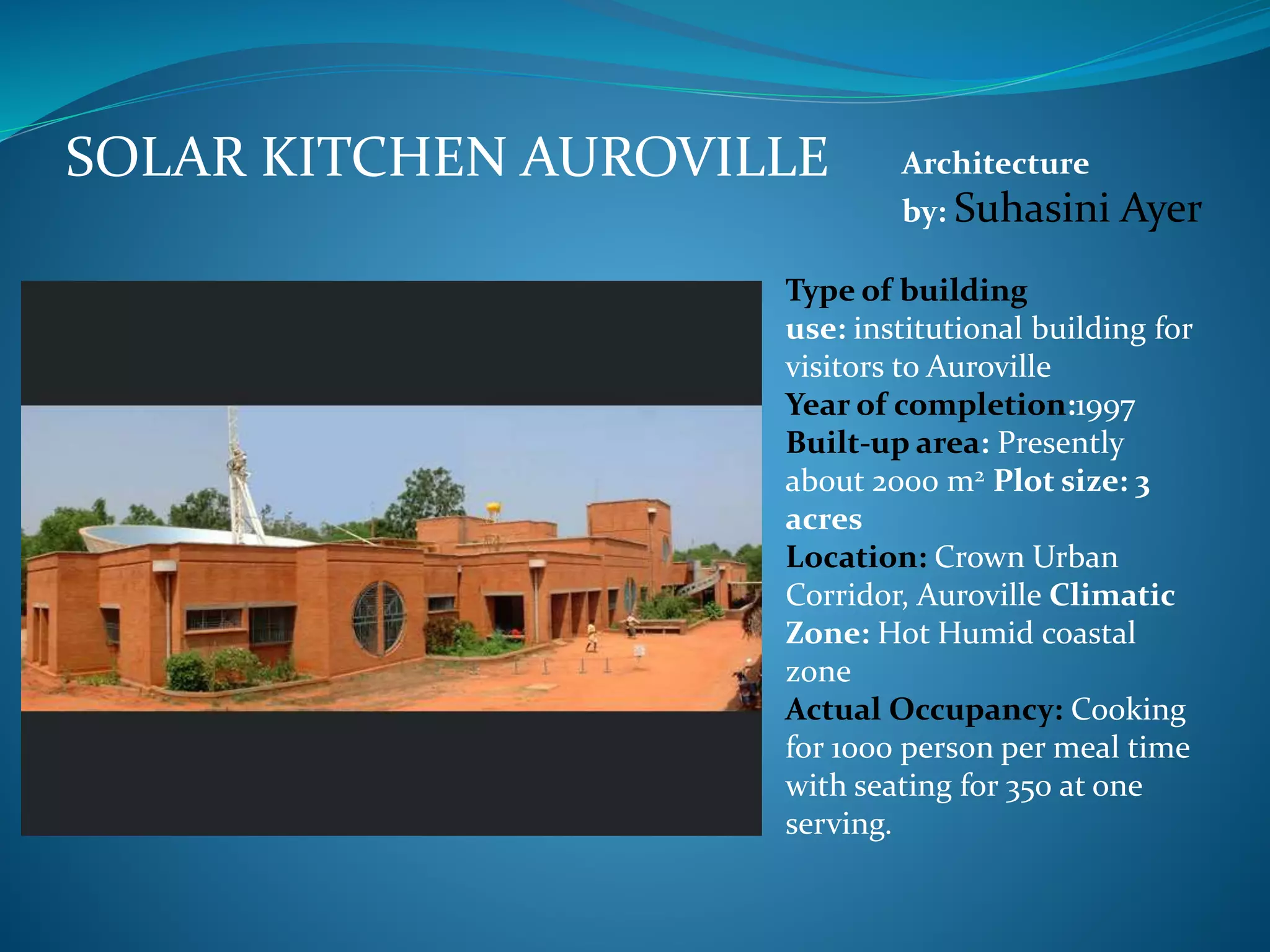 Solar kitchen | PPTX