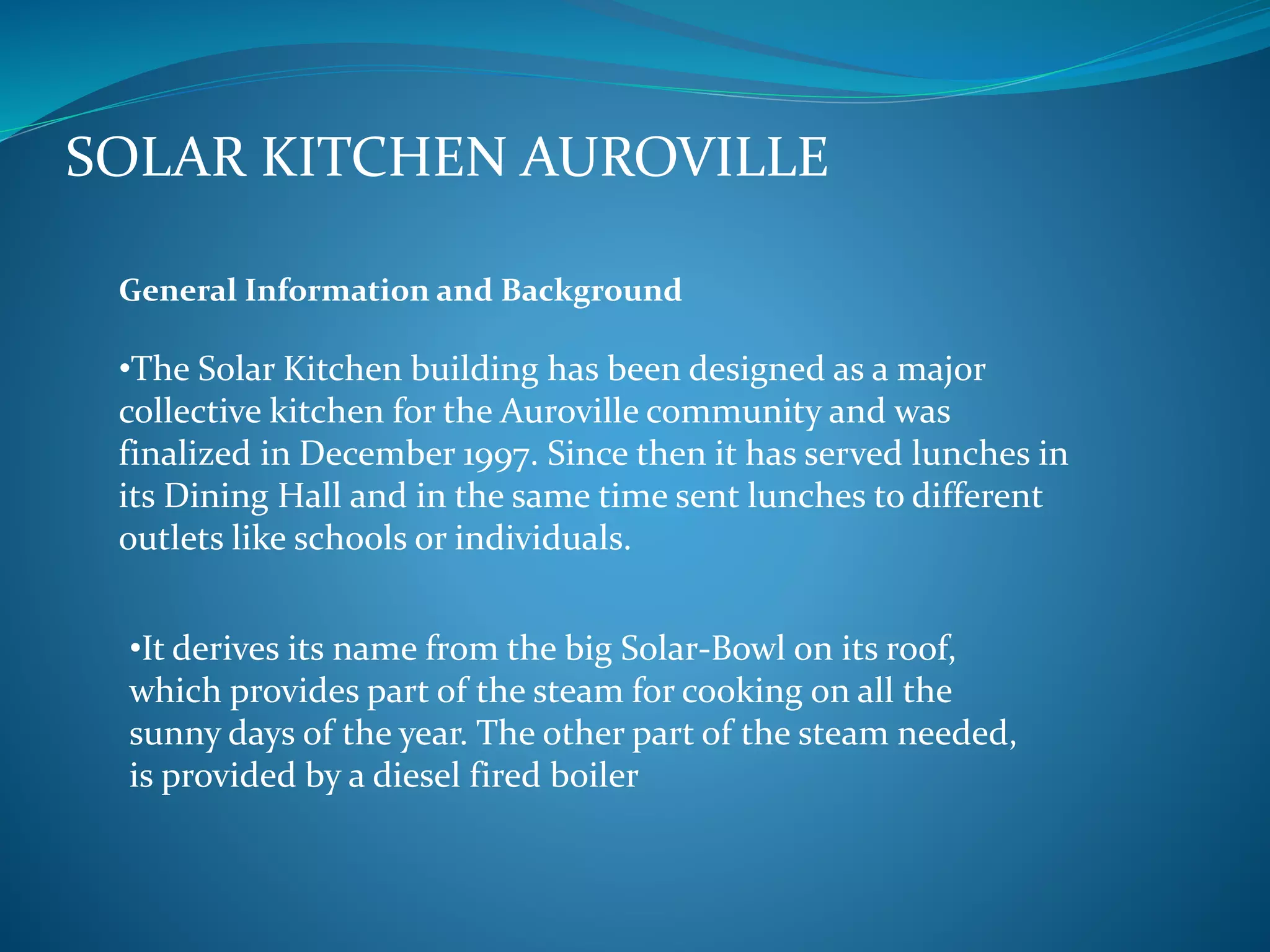 Solar kitchen | PPTX