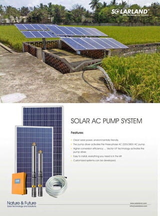 AC/DC pump system | PDF