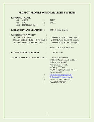 Solarlightsystems | PDF