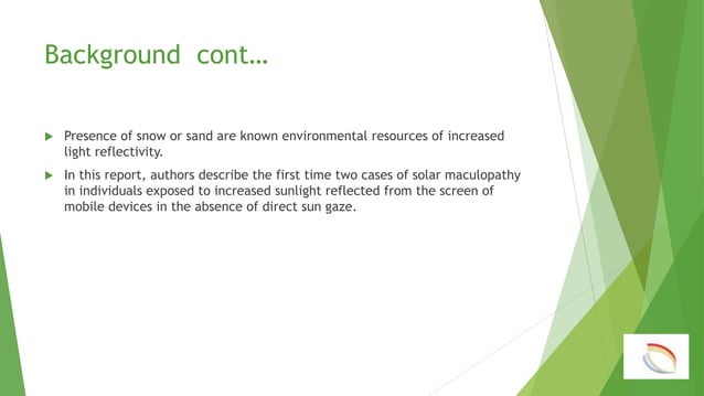 Solar Maculopathy Secondary to Sunlight Exposure Reflected From the ...