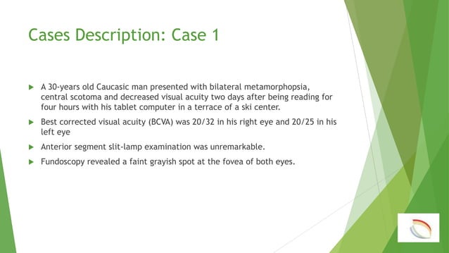 Solar Maculopathy Secondary to Sunlight Exposure Reflected From the ...