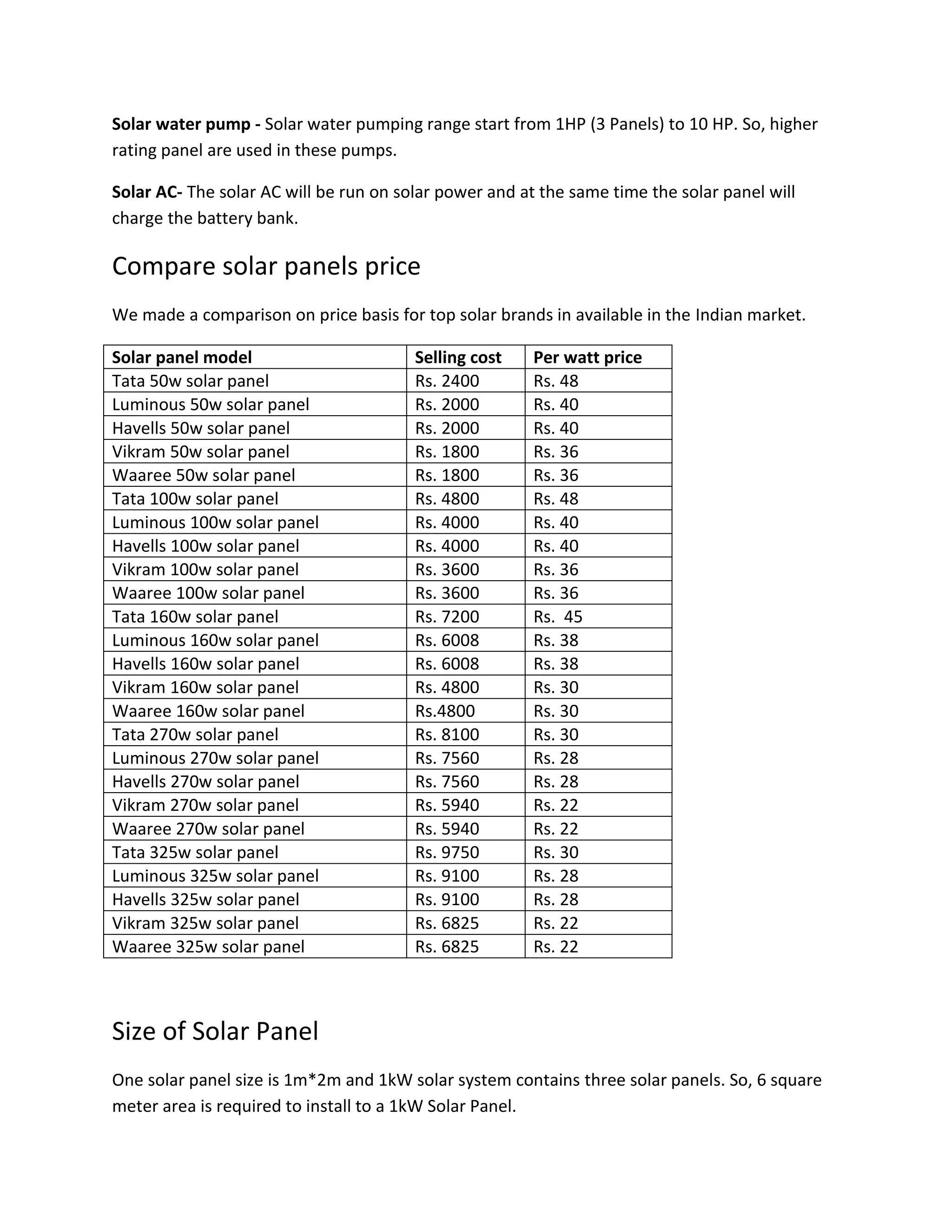 Solar panel | PDF