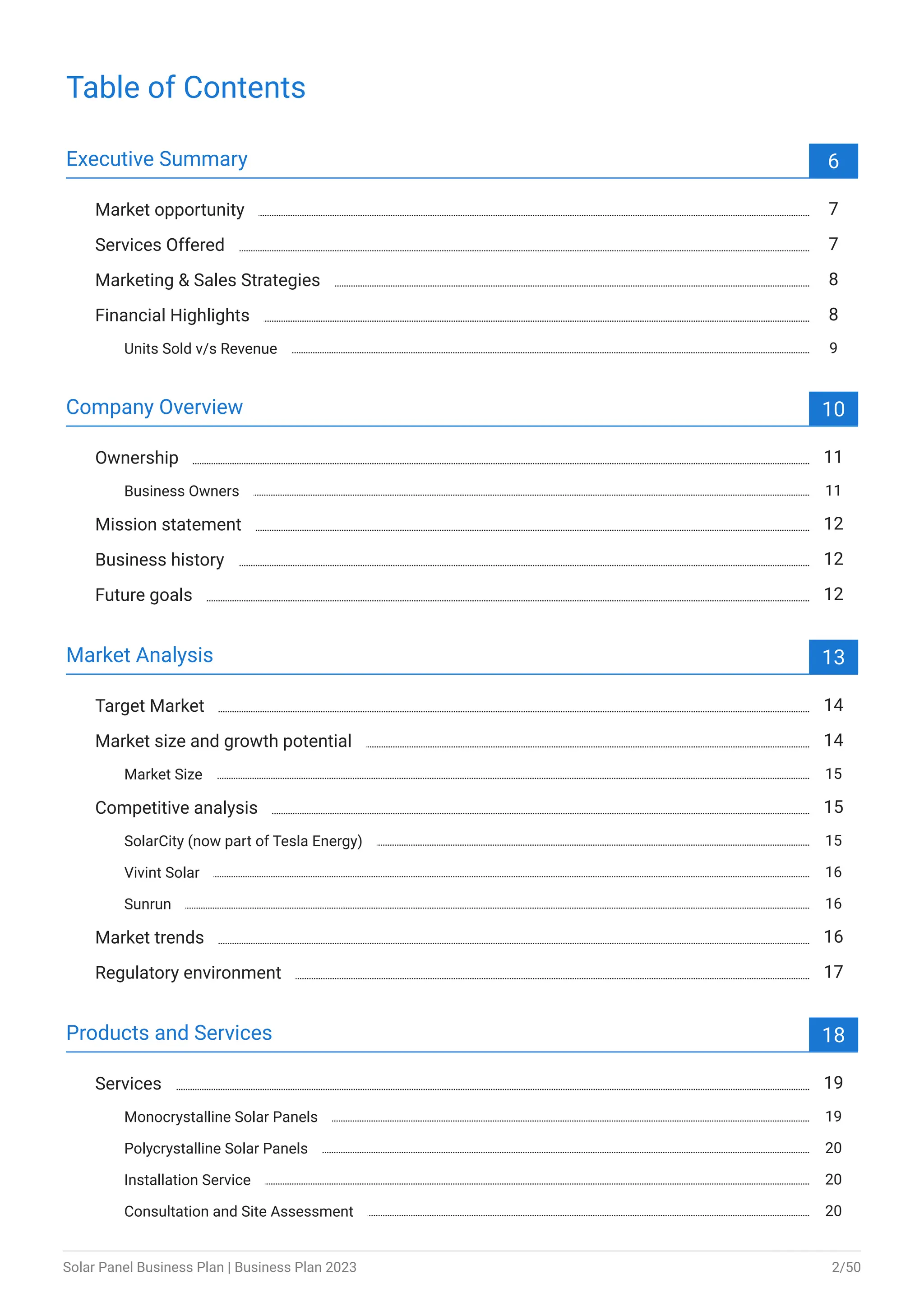 Solar Panel Business Plan Example | upmetrics | PDF